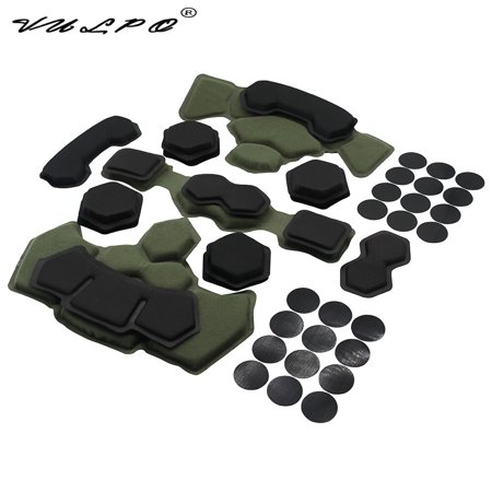 VULPO Tactical Helmet Gen4 Memory Foam Pad Airsoft Paintball Helmet ...