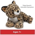 Leopard Plush, Premium Stuffed Animal for Ages 1 and Up, Brown/White ...