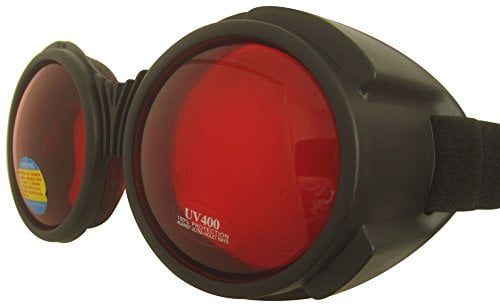 Large Round Lens Moto Goggles Motorcycle MX Vespa Jeep Scooter ...