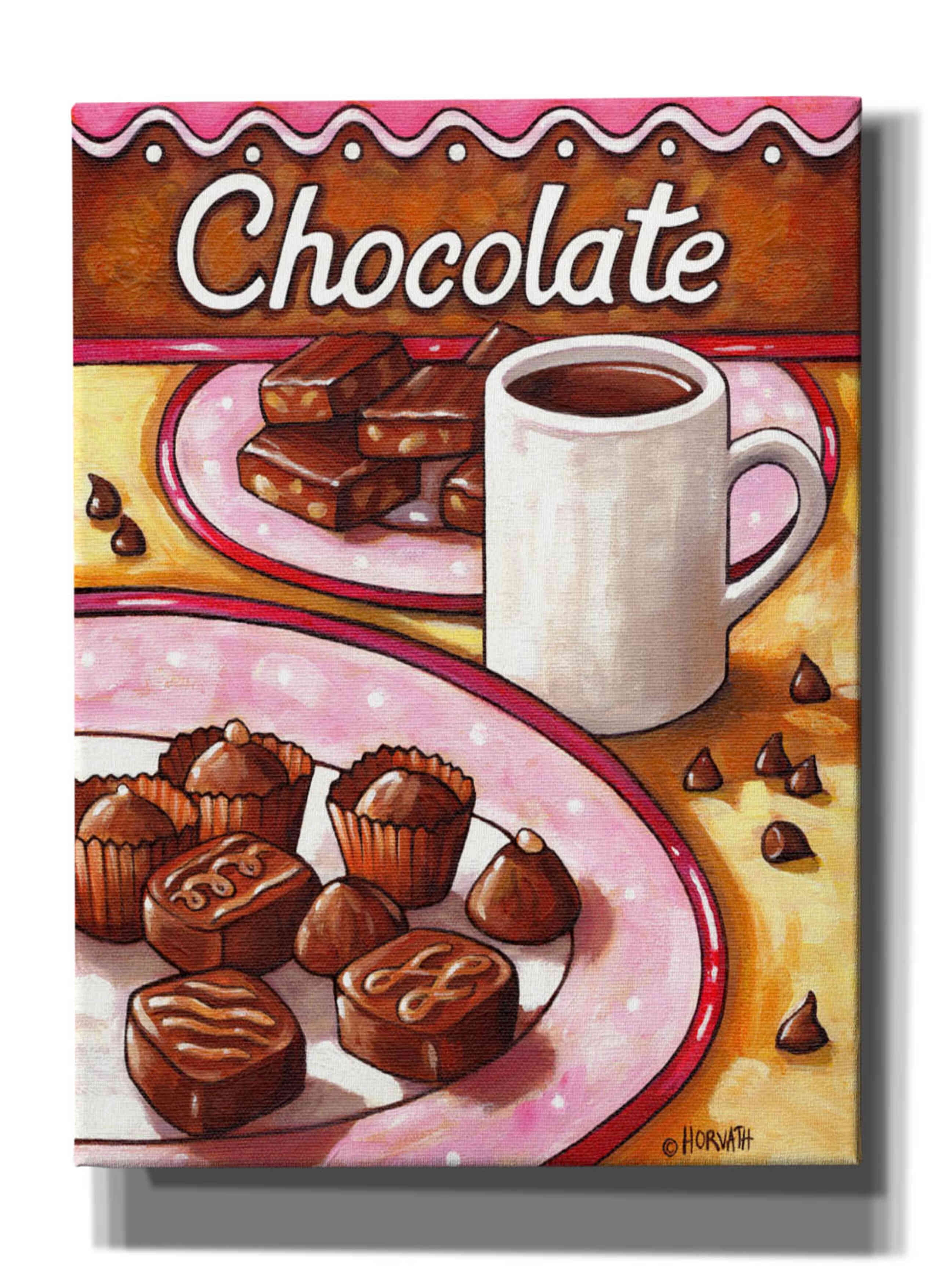 Epic Graffiti 'Chocolate' by Cathy Horvath-Buchanan, Canvas Wall Art ...