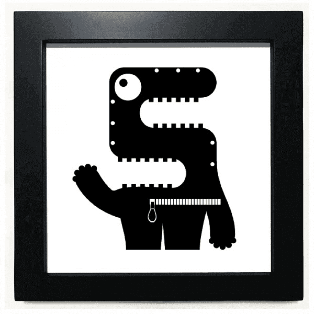 Universe Alien Monster Alien Black Square Frame Picture Wall Tabletop ...