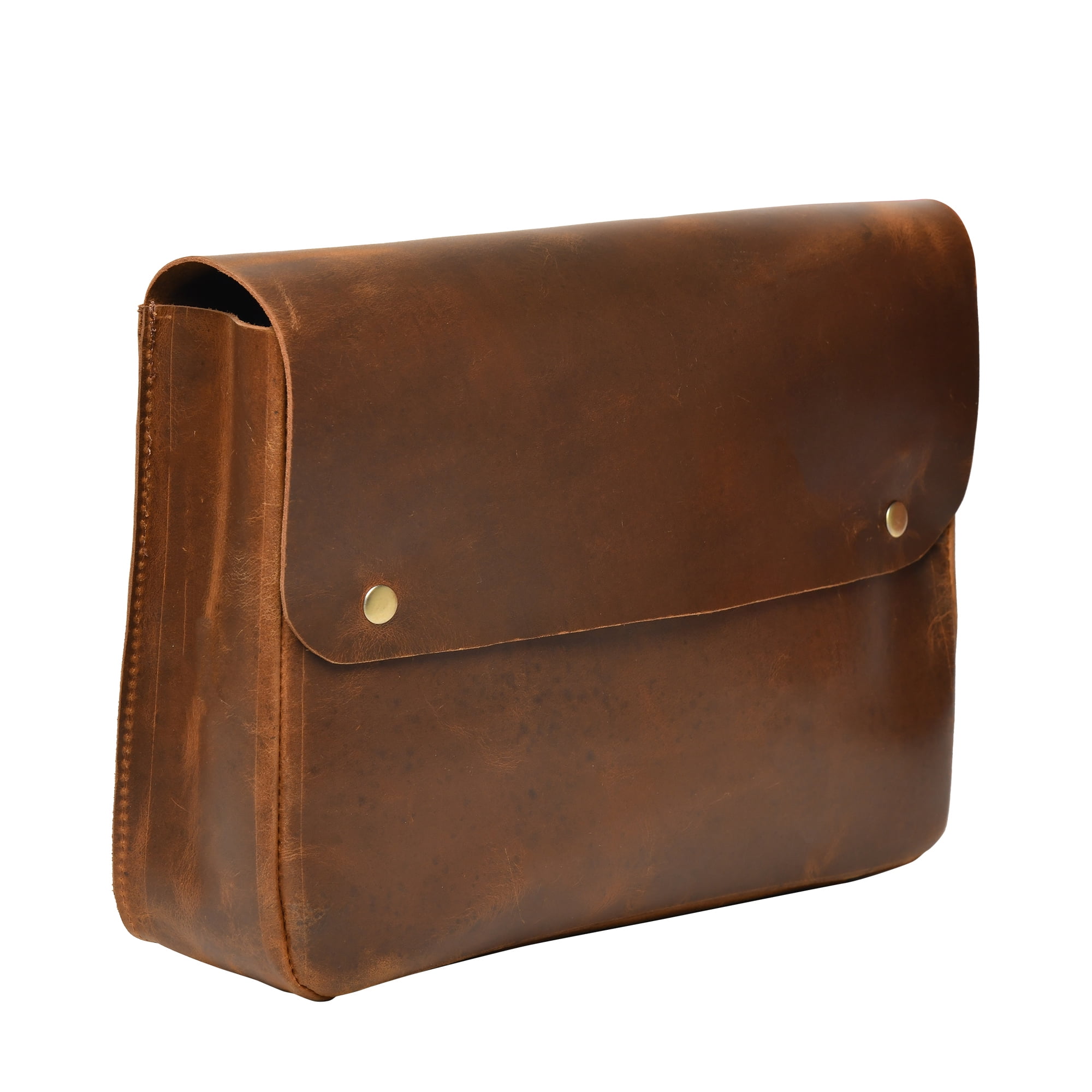 Top Grain Leather Portfolio Envelope Document File Folder MacBook ...