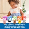 Learning Resources Kids Peekaboo Farm, Counting & Sorting Toy, Finger ...