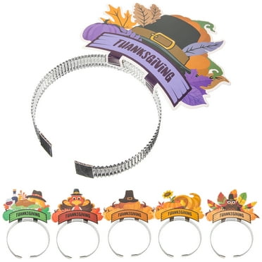 WaaHome Thanksgiving Paper Crowns Give Thanks Paper Crafts Thanksgiving ...