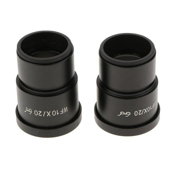 2Pieces Microscope Magnifier Ocular Lente 10X Para Microscopic Object ...