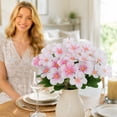 Garden Flo Artificial Flowers for Indoor Outdoor Landscaping, Faux ...