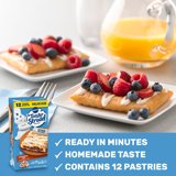 Pillsbury Frozen Toaster Strudel Pastries, Cinnamon Roll, 12 Ct, 23.4 ...