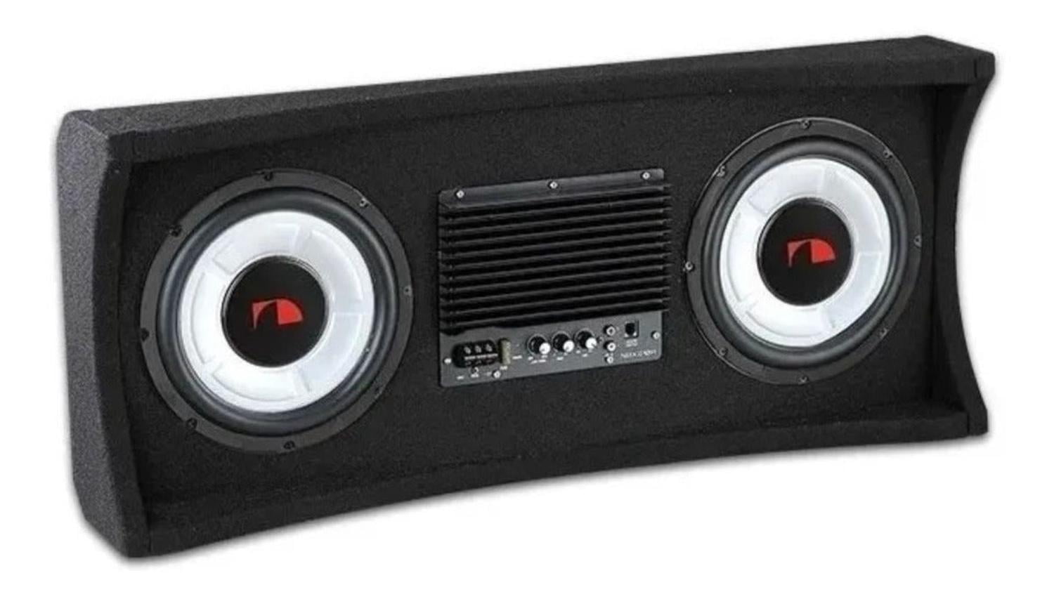 Bafle Amplificado Plano + 2 Subwoofers De 10 Pulgadas Nakamichi NBX210 ...