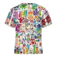 Boys Girls Number Cartoon Show Block T-Shirts 3D Graphic Shirts Kids ...