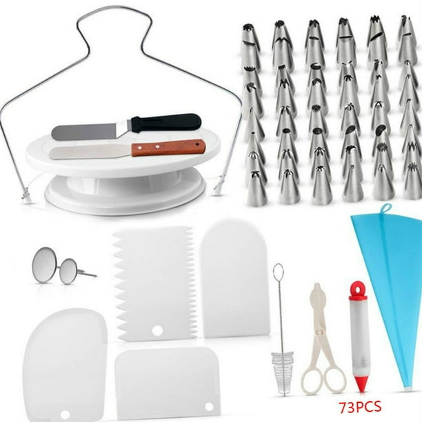 facefd 73 Pcs Cake Baking Decorating Kit kit cake decor supplies ...