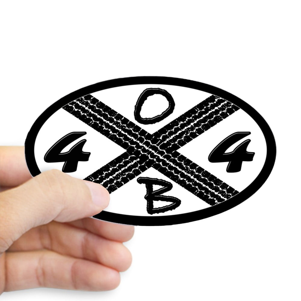 CafePress - OBX 4X4 Sticker - Sticker (Oval) - Walmart.com