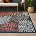 Beverly Rug Polypropylene Indoor/Outdoor Area Rug, Patio Porch Garden ...