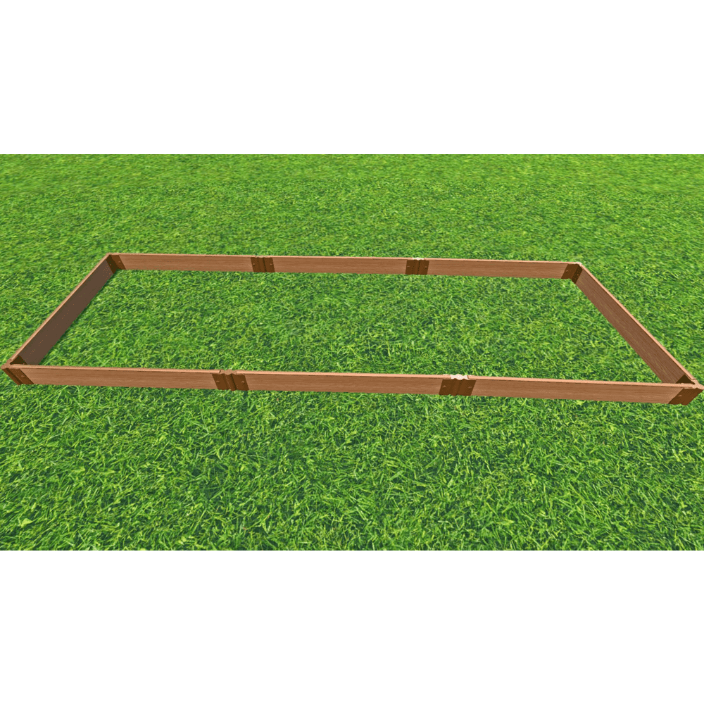 Frame It All Classic Sienna Raised Garden 4' X 12' X 5.5" - 1" Profile ...