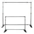 DSM® 3'-8' WIDTH and 4'-8' Tall Telescopic Banner Stand Step and Repeat ...