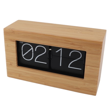 Automatic Page Turning Clock, 12 Hours Time Adjustment Knob Electronic ...