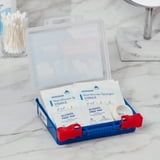 Equate On-the-Go First Aid Kit with Antibacterial Bandages, 85 Items ...