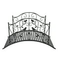 Winado Garden Bridge Decorative Footbridge Metal Arch with Bird ...