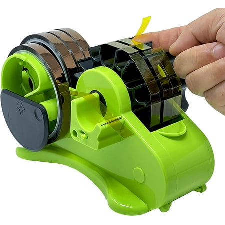 Multi-Roll Semi-Automatic Desk Tape Dispenser - Cut Multiple Tapes at ...