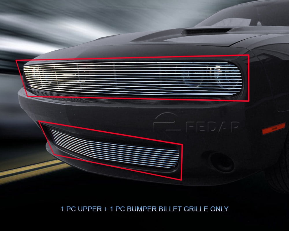 Fedar Billet Grille Combo For 2015-2016 Dodge Challenger - Walmart.com