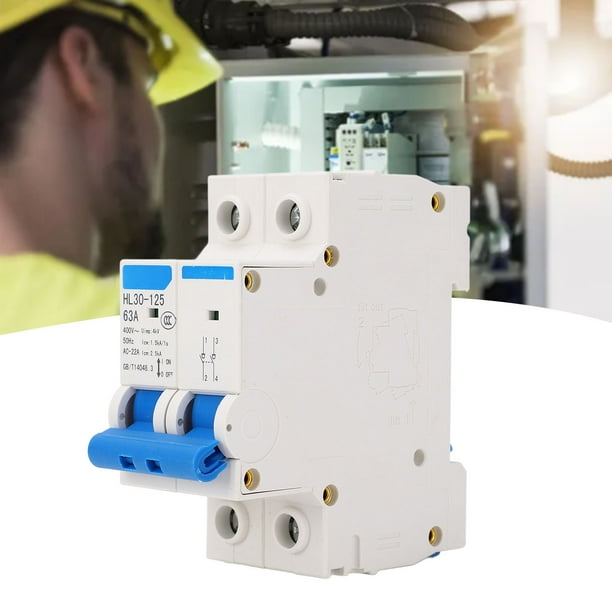 Miniature Circuit Breaker, PC Casing 400V 63A Simple Wiring Shunt ...