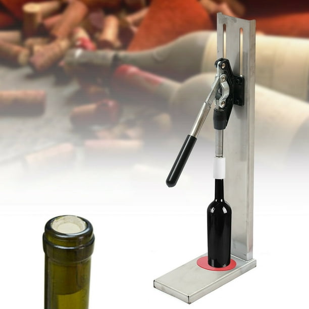 YIYIBYUS Manual Pressure Corker Wine Bottle Corking Machine Inserting ...