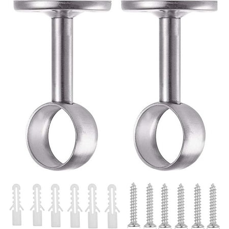 PERTTYUNG 2 Pieces Adjustable Ceiling Bracket, 2mm Stainless Steel ...