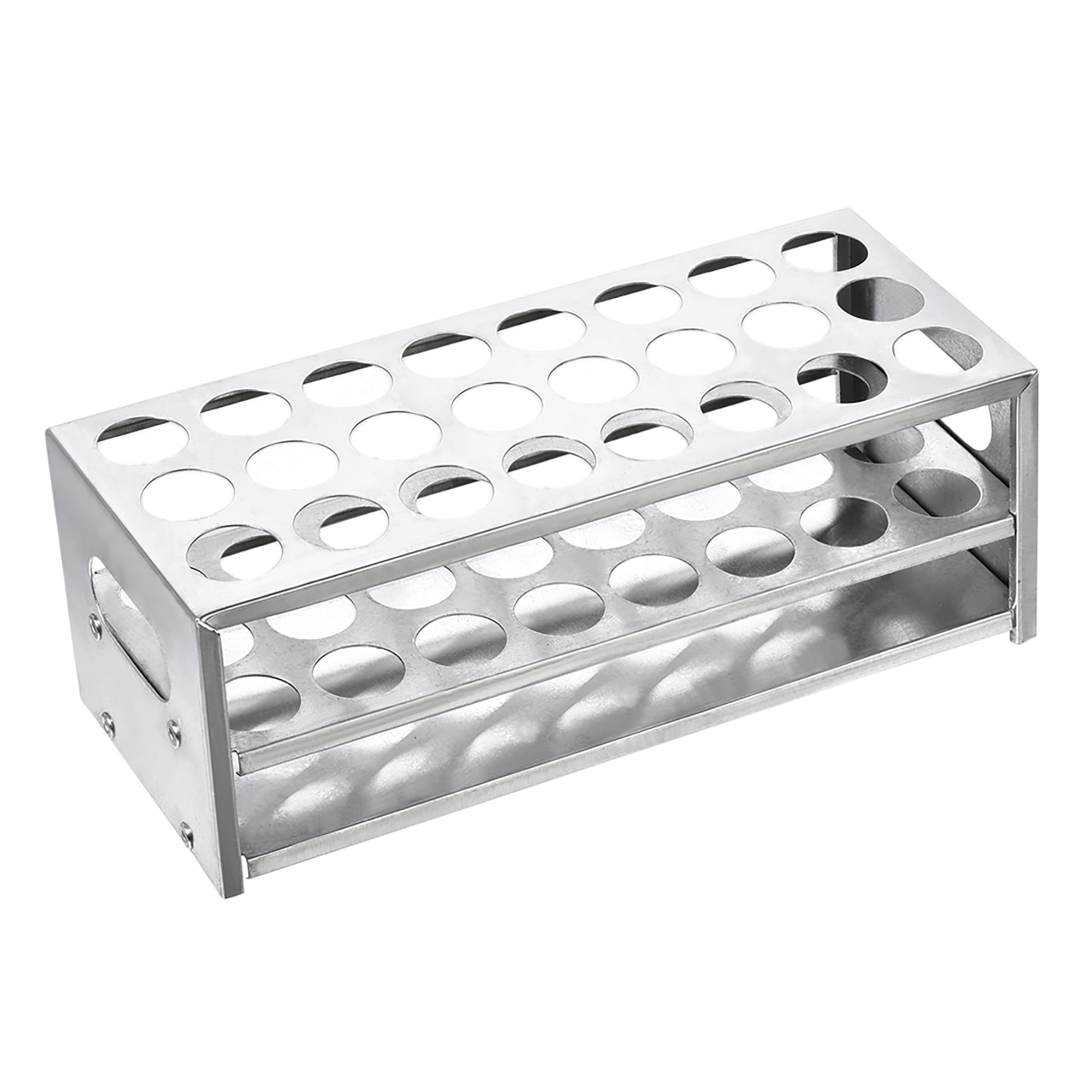 Aluminum Alloy Test Tube Holder Rack 24 Hole 3 Layer for 22-26mm Tube ...