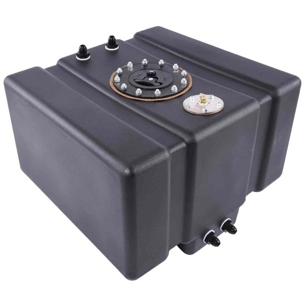 JEGS 15381 Pro-Street Drop Sump Fuel Cell 12 Gallon (2) -8AN Male ...