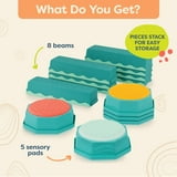 B. toys, Balancing Beams and Stepping Stones for Kids, 13-Piece Modular ...