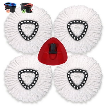 360 Degree Rotating Adjustable Cleaning Mop With 6 Heads, Telescopic ...