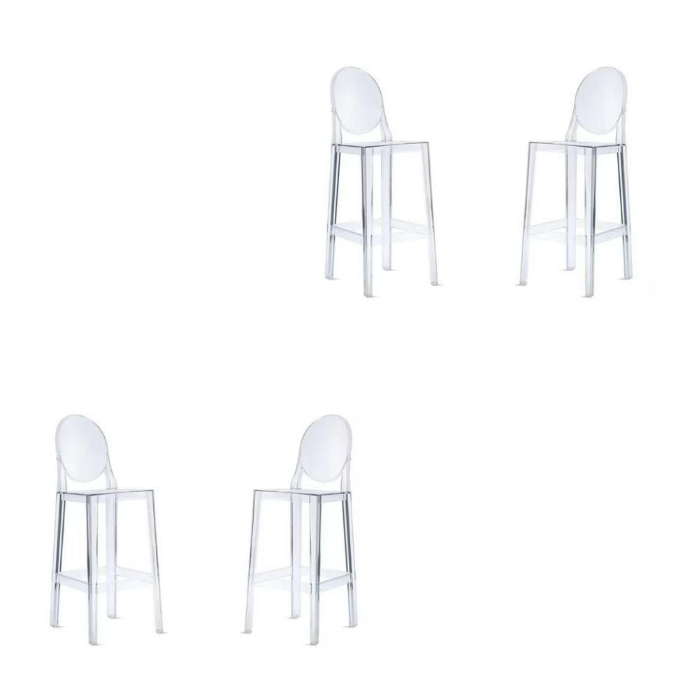 Click here for Heavenly Collection Clear Plastic Counter Stool Se... prices