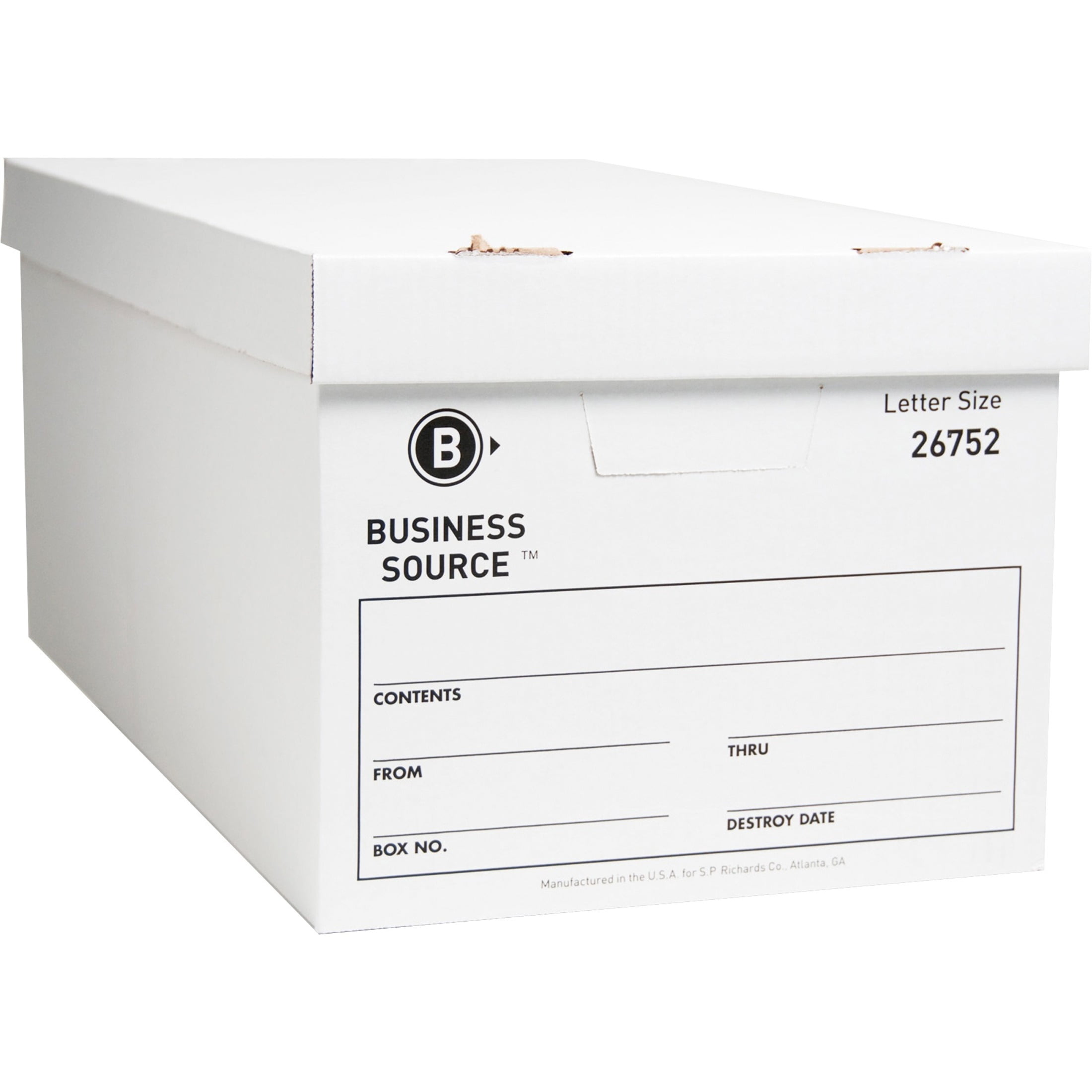 Business Source, BSN26752, Lift-off Lid Light Duty Storage Box, 12 ...