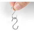 24 Pieces 2.2 Inch S Hooks Stainless Steel Heavy Duty S Shaped Hooks ...
