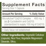 Nature's Answer 24Hr Microactive CoQ10 100mg Capsules, 60 Ct - Walmart.com