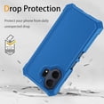 TJS Phone Case for TCL NXTPAPER 70 Pro, Full Body Protective Heavy Duty ...
