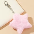 Giaone Mini Plush Five-pointed Star Keychain Cute Pendant Keyring ...