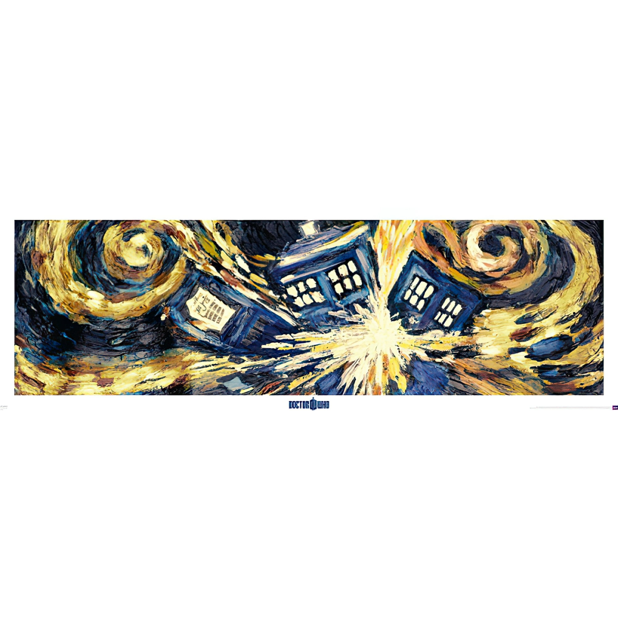 Doctor Who Starry Night Poster