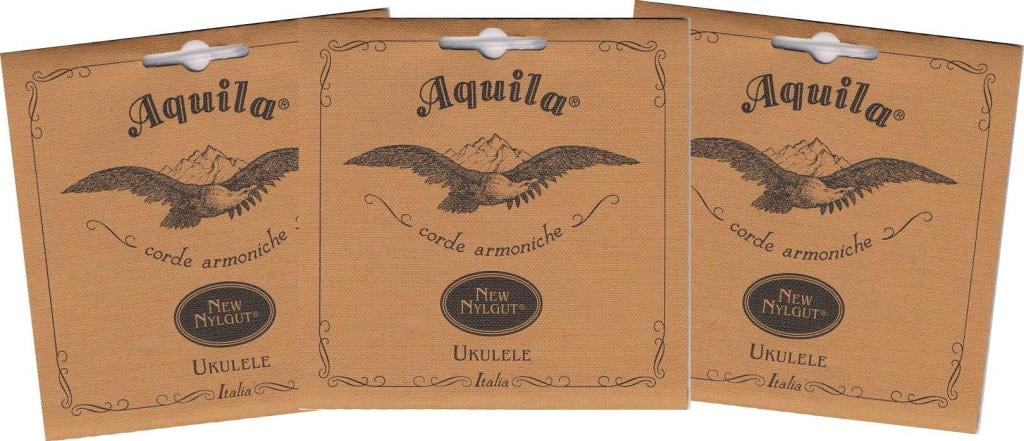 LOT of 3 Sets AQUILA 15U Ukulele Strings, Tenor Low G, TLWG, 15U ...