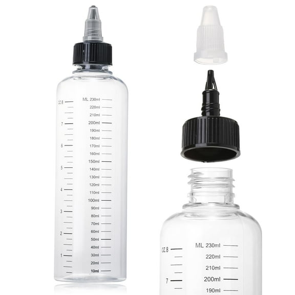 EDHITNR Hair Color Applicator Bottle, Portable Graduated Scale Hair Dye ...