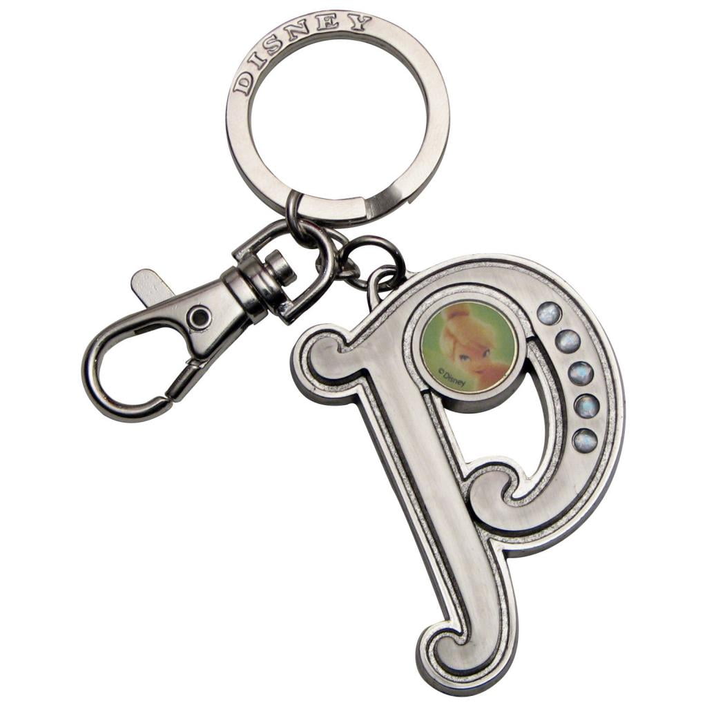 Tinker Bell Letter P Pewter Keyring - Walmart.com
