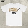 CLOTEX Eepy Cat Sleepy Cat Humor Meme Graphic T-Shirt, Sand L - Walmart.com