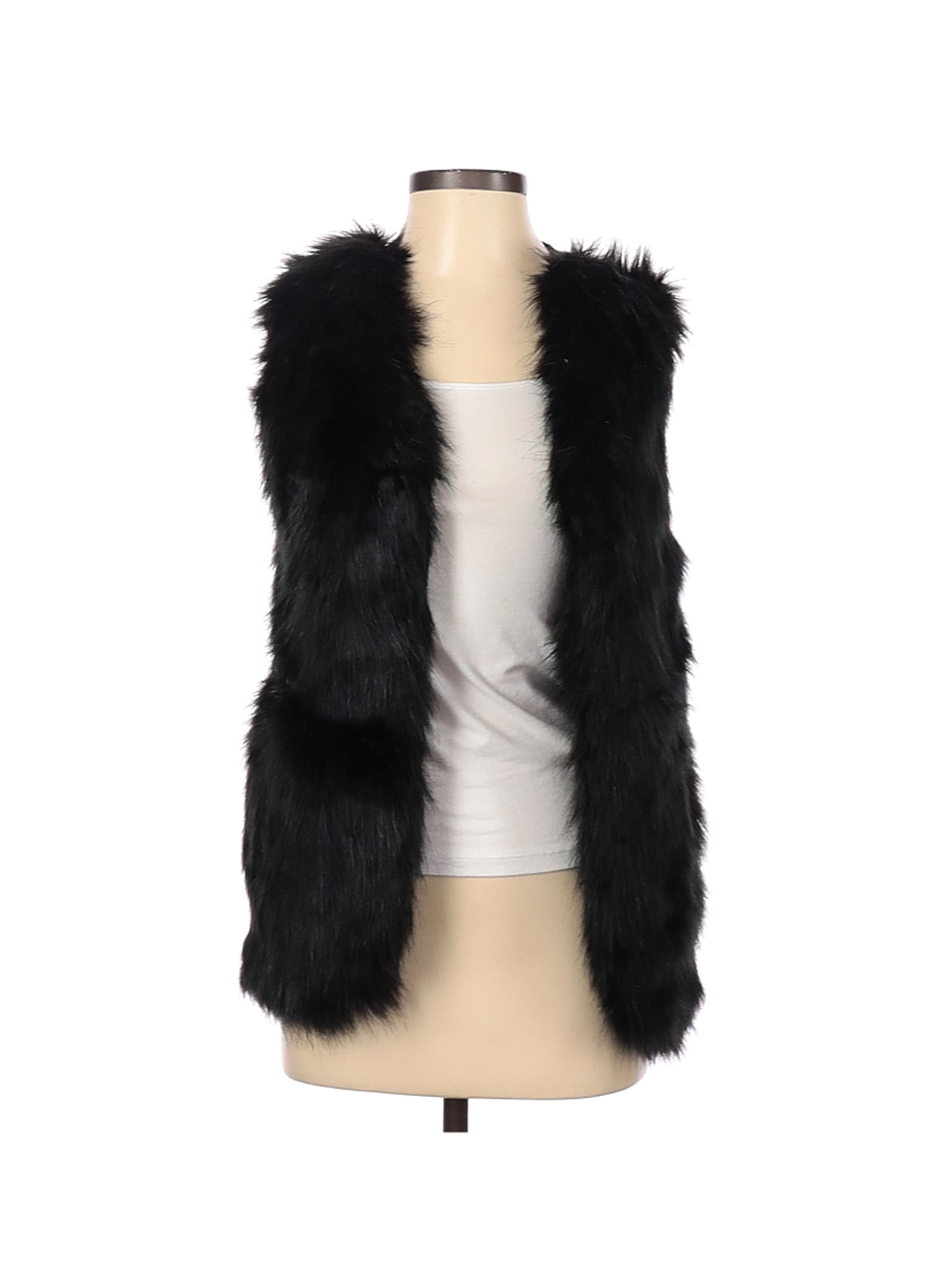 Sebby Collection Faux Fur Vest | atelier-yuwa.ciao.jp