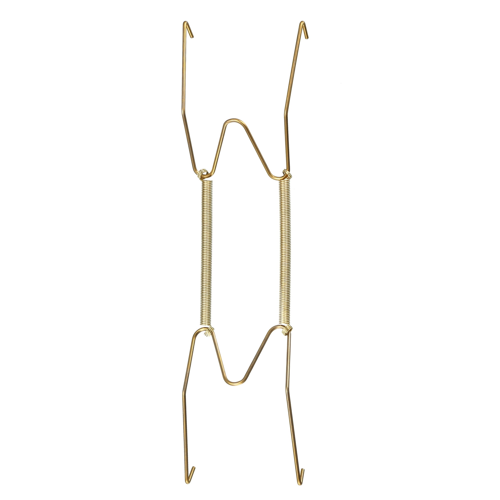 Uxcell 10" W Type Plate Hanger Stainless Steel Iron Zinc Plated ...