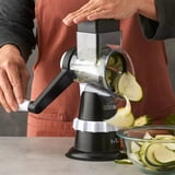 MIU Rotary Drum Grater, Stainless Steel, 4 Attachments, Cheese ...