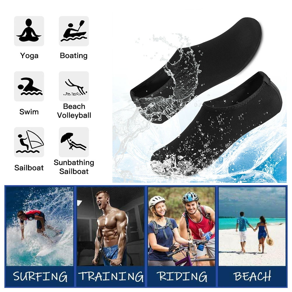 Unisex Beach Water Shoes Quick-dry Aqua Socks Water Barefoot Shoe for ...