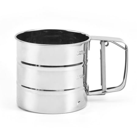 ShenMo 250g flour sifter, stainless steel hand sifter, flour and icing ...