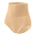 CUZIBR Women Underwear Solid Color Seamless High Waist Panties Full ...