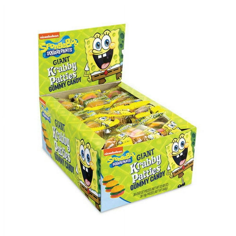 Nickelodeon Spongebob Squarepants Gummy Krabby Patties Candy Walmart