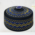 Embroidery Emboss Turban Hat for Men Breathable Islams Kufi Prayer Hat ...