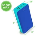 Aduro Power Bank 30,000mAh Battery Pack with Dual USB LED Indicator ...